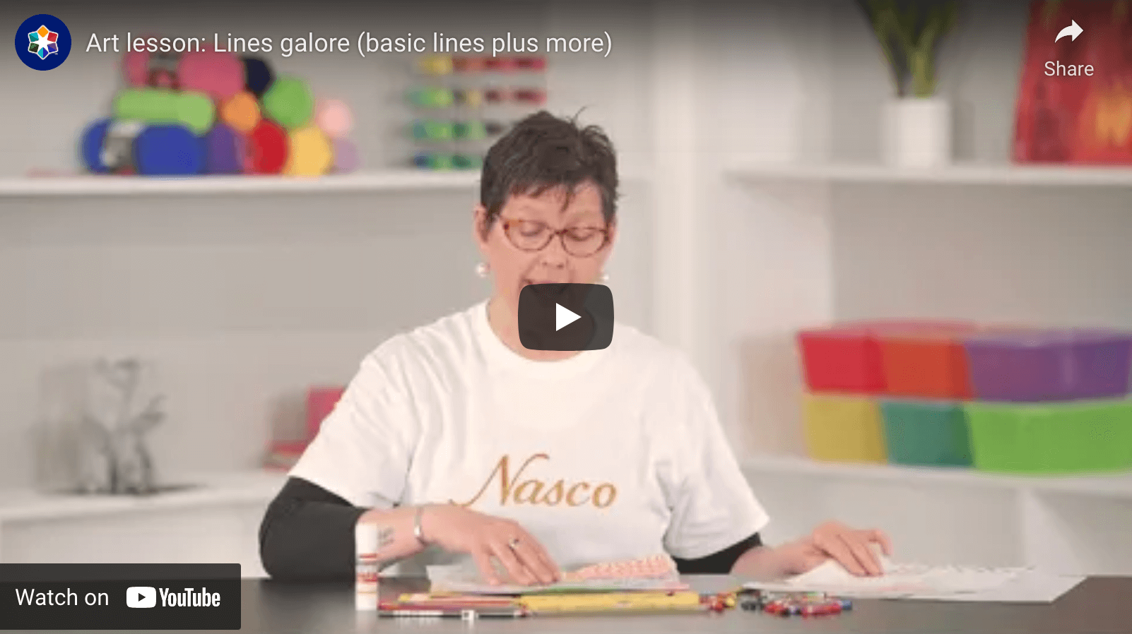 [Video] Art lesson: Lines galore (basic lines plus more)