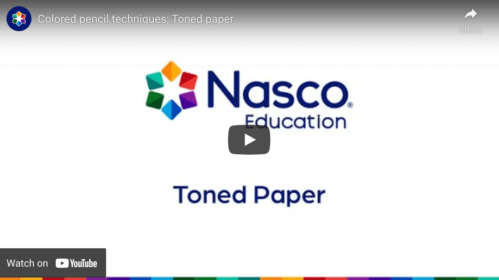 [Video] Colored pencil technique: Toned paper