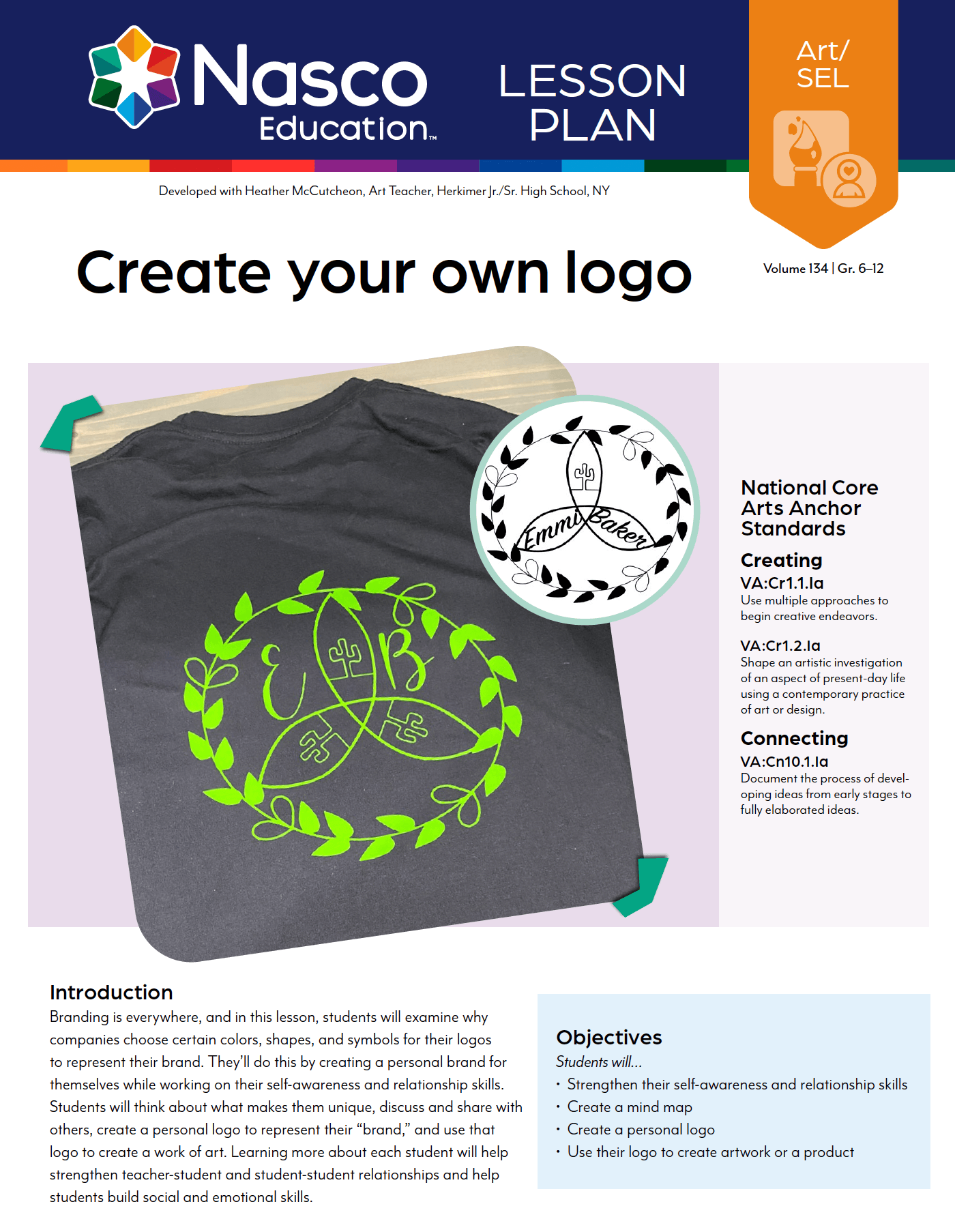 Create Your Own Logo Lesson Plan | Nasco Education