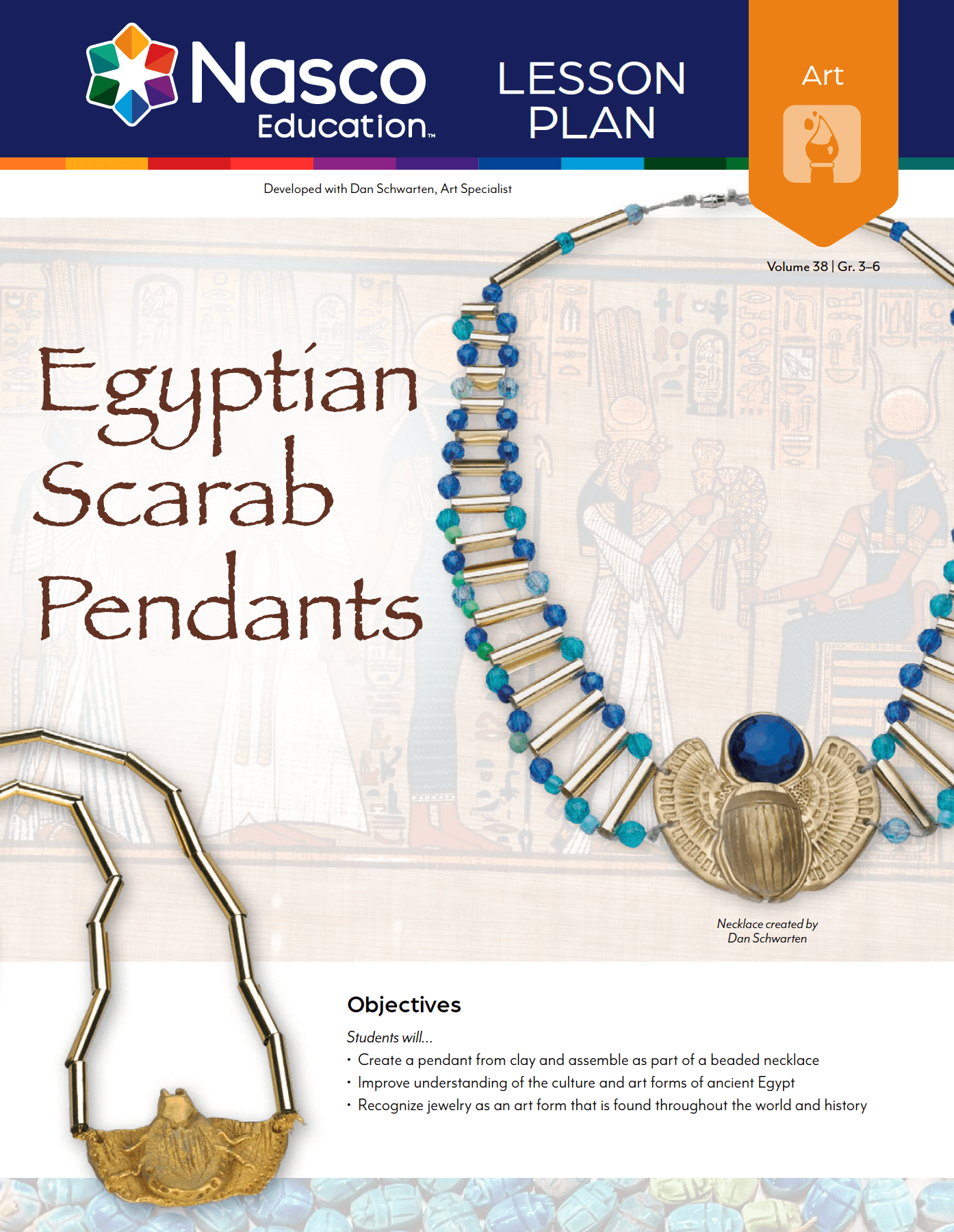 Egyptian Scarab Pendants Art Lesson | Nasco Education