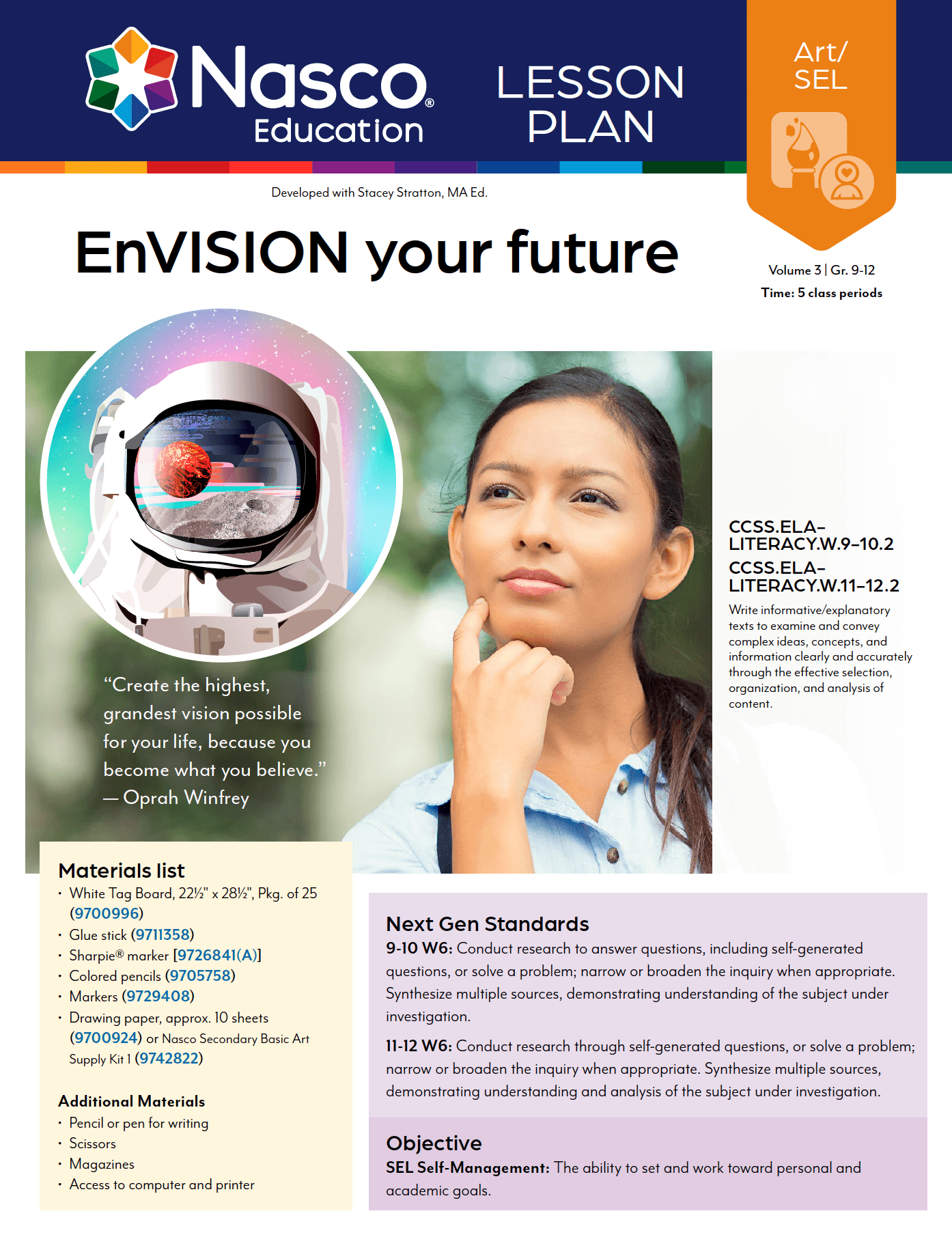 EnVISION Your Future SEL Goal-Setting Lesson