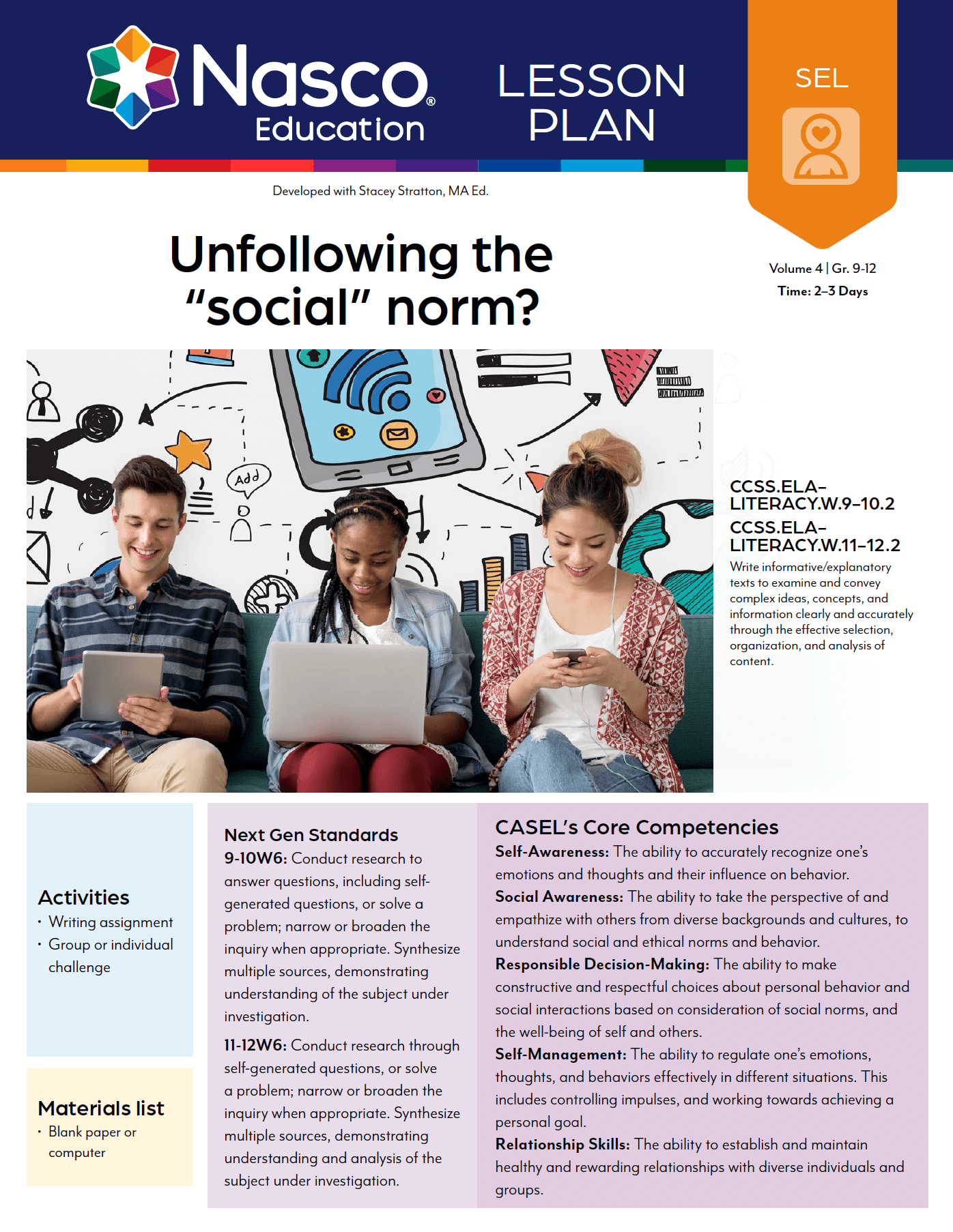SEL and Social Media Lesson Plan